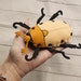 Realistic Grapevine Beetle From Felt Felted Pelidnota Punctata Beige ...