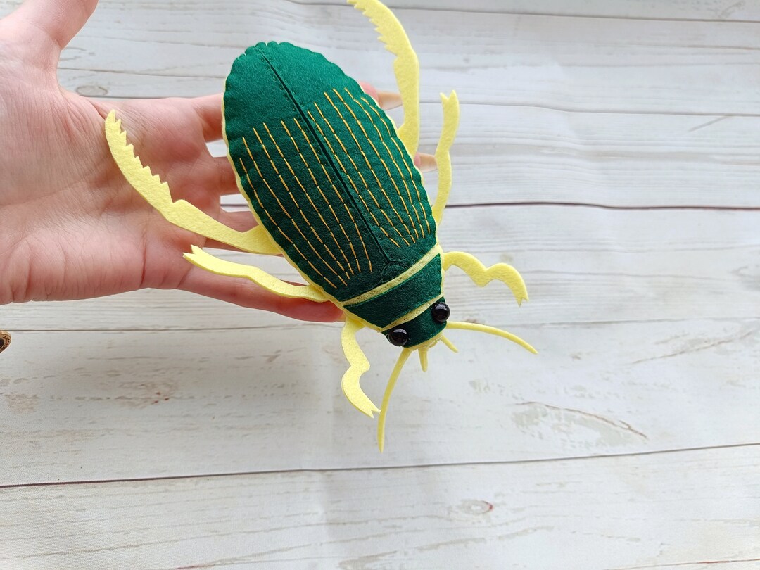 Realistic Great Diving Beetle Felted Great Diving Bug Water Bug From ...