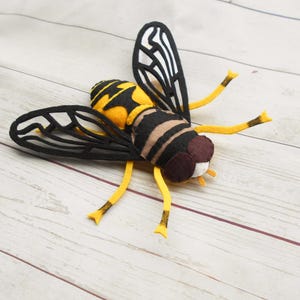 Realistic Plushback Fly From Felt Realistic Palpada Agrorum Felt ...