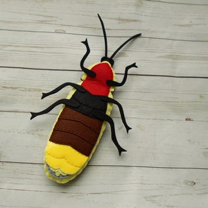 Realistic Firefly From Felt Figure Firefly Felted Fire Beetle for Young ...