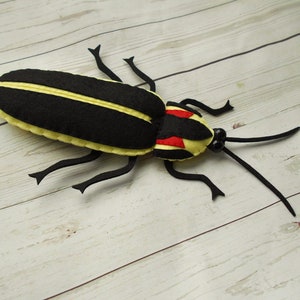 Realistic Firefly From Felt Figure Firefly Felted Fire Beetle for Young ...