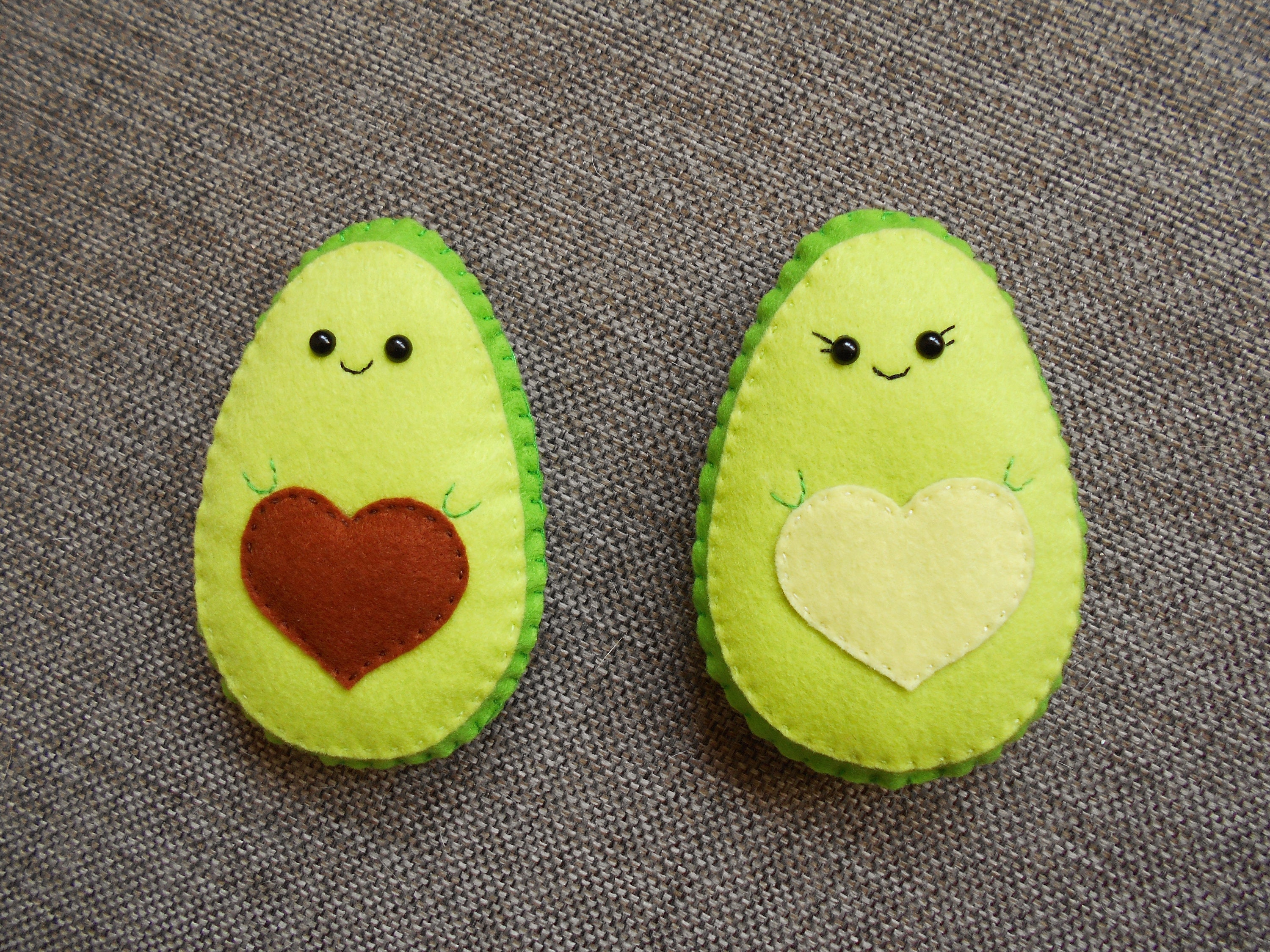 PDF Felt Pattern Plush Avocado Felt Avocado PDF Sewing Pattern Avocado ...