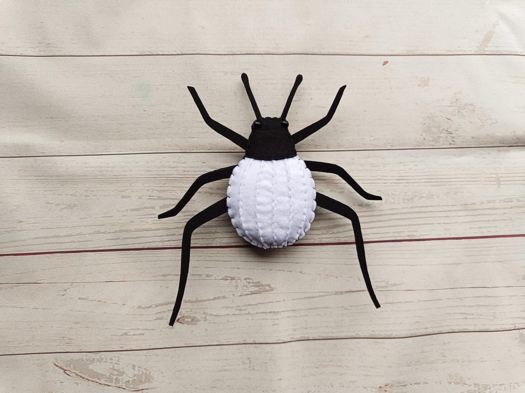 Realistic White Toktokkie Beetle From Felt Toktokkie Bug From Felt ...