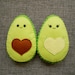 PDF Felt Pattern Plush Avocado Felt Avocado PDF Sewing Pattern Avocado ...