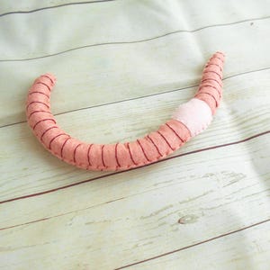 Realistic Earthworm Figure From Felt Soft Worm Realistic Figurine Felt ...