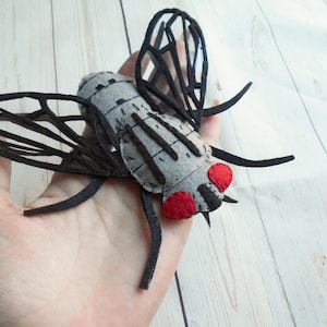 Realistic Felted Bugs Realistic House Fly Felted Fly Felt House Fly ...
