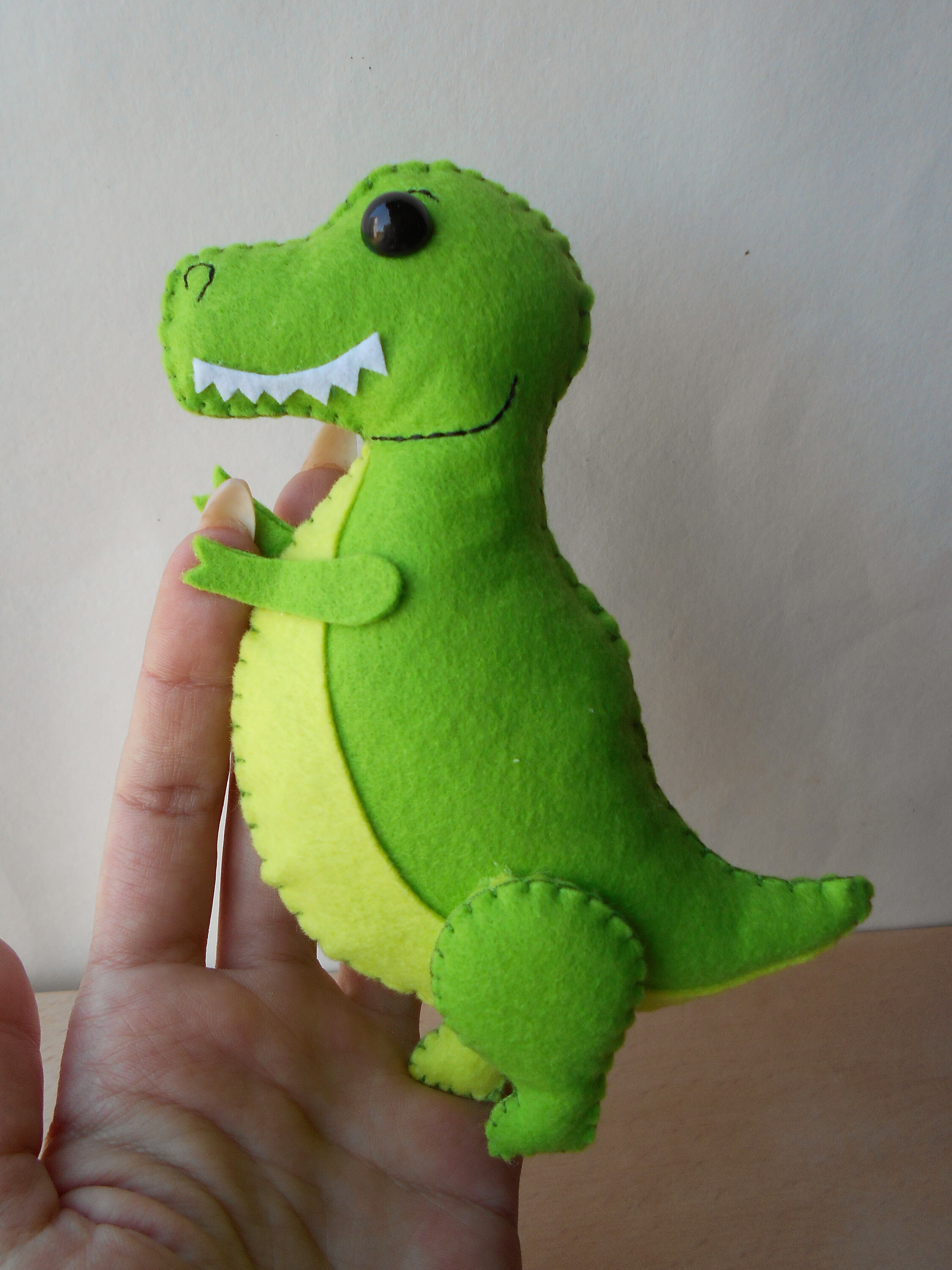 PDF Dinosaur Banner PDF Pattern T-rex Felted Dinosaur PDF Sewing ...