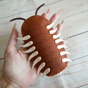 Rubber Ducky Isopod From Felt Realistic Roly Poly Duck Felted Isopod ...