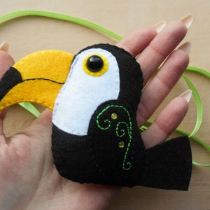 PDF Felt Pattern Toucan Toy PDF Pattern Toucan Tropical Bird Kids Toy ...