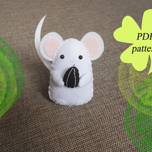 PDF Mouse Pattern PDF Felt Pattern for Women PDF Pattern Mouse Mouse ...
