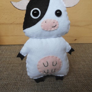 Farm Animals PDF Pattern Cow PDF Pattern Felted Cow Felt Cow PDF Sewing ...