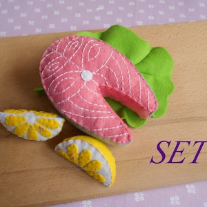 Pretend Play Food Felt Food Set Felt Food Play Kids Play Food Sea Food ...