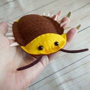 Rubber Ducky Isopod From Felt Realistic Roly Poly Duck Felted Isopod ...