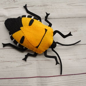 Man Faced Stinkbug From Felt Beetle Figurine Realistic Felted Stinkbug ...