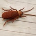 Cockroach Realistic Figure Felted American Cockroach Insect Figure Felt ...