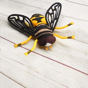 Realistic Plushback Fly From Felt Realistic Palpada Agrorum Felt ...