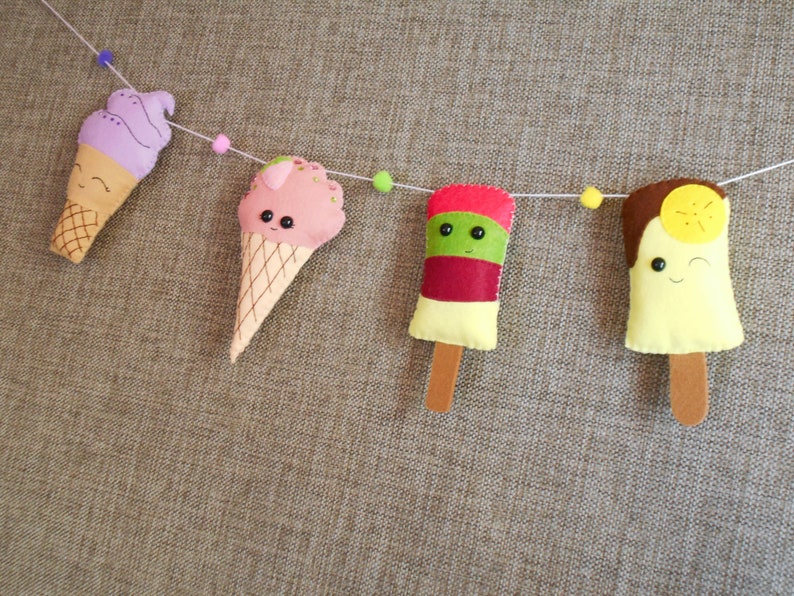 PDF Felt Garland PDF Felt Pattern Felted Garland for Nursery - Etsy