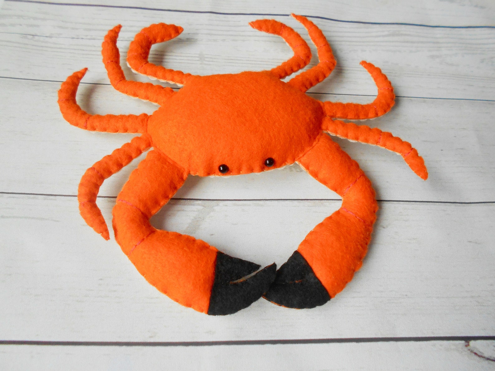 Felt crab Felted crab Felt food felted food Felt kitchen play | Etsy
