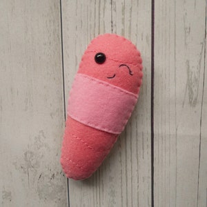Funny PDF Pattern PDF Toy Pattern PDF Bug Pattern Worm Toy Plush Worm ...