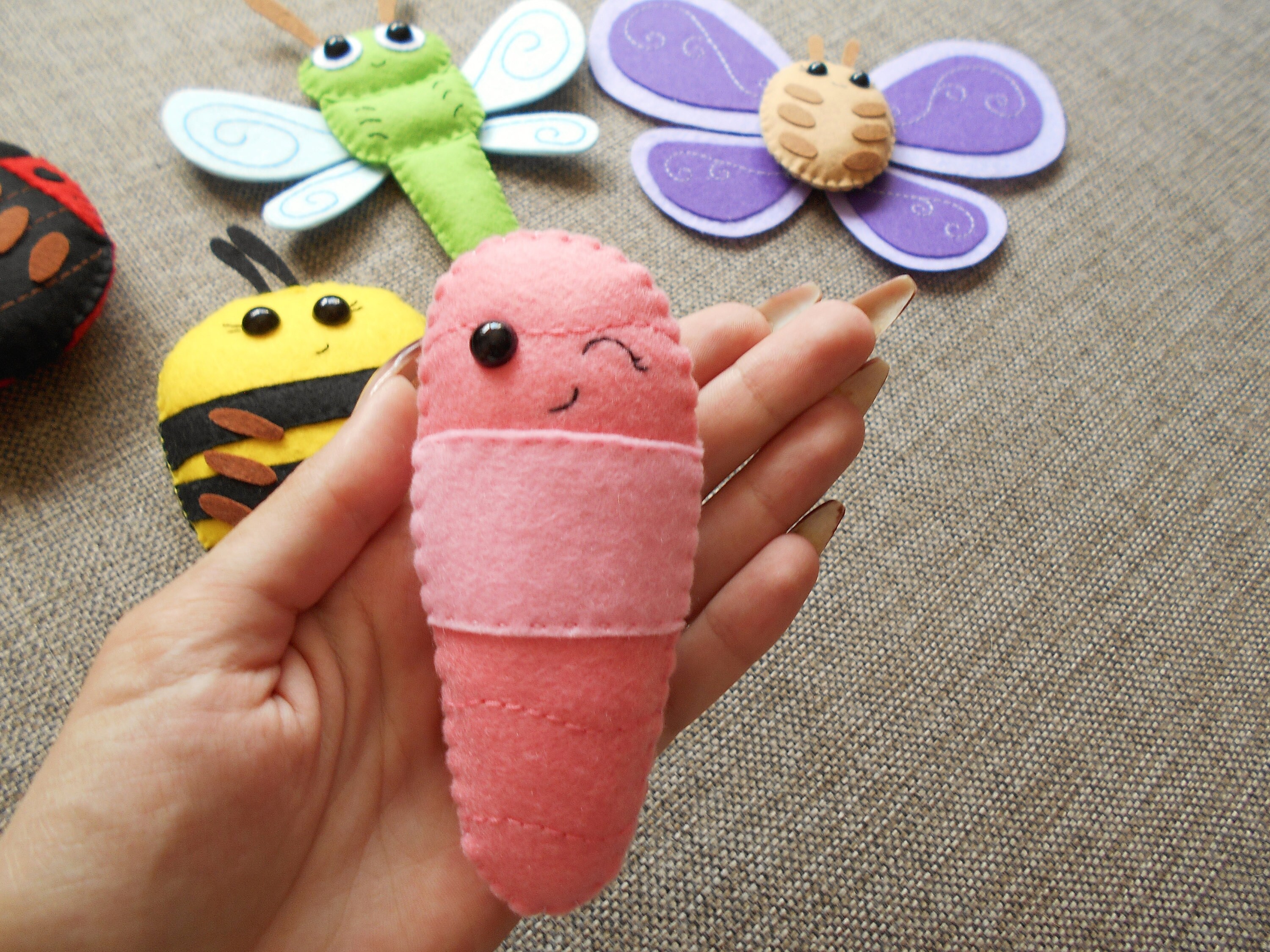 PDF felt pattern PDF bugs Bug collection PDF pattern for women | Etsy