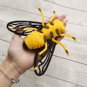 Realistic Plushback Fly From Felt Realistic Palpada Agrorum Felt ...