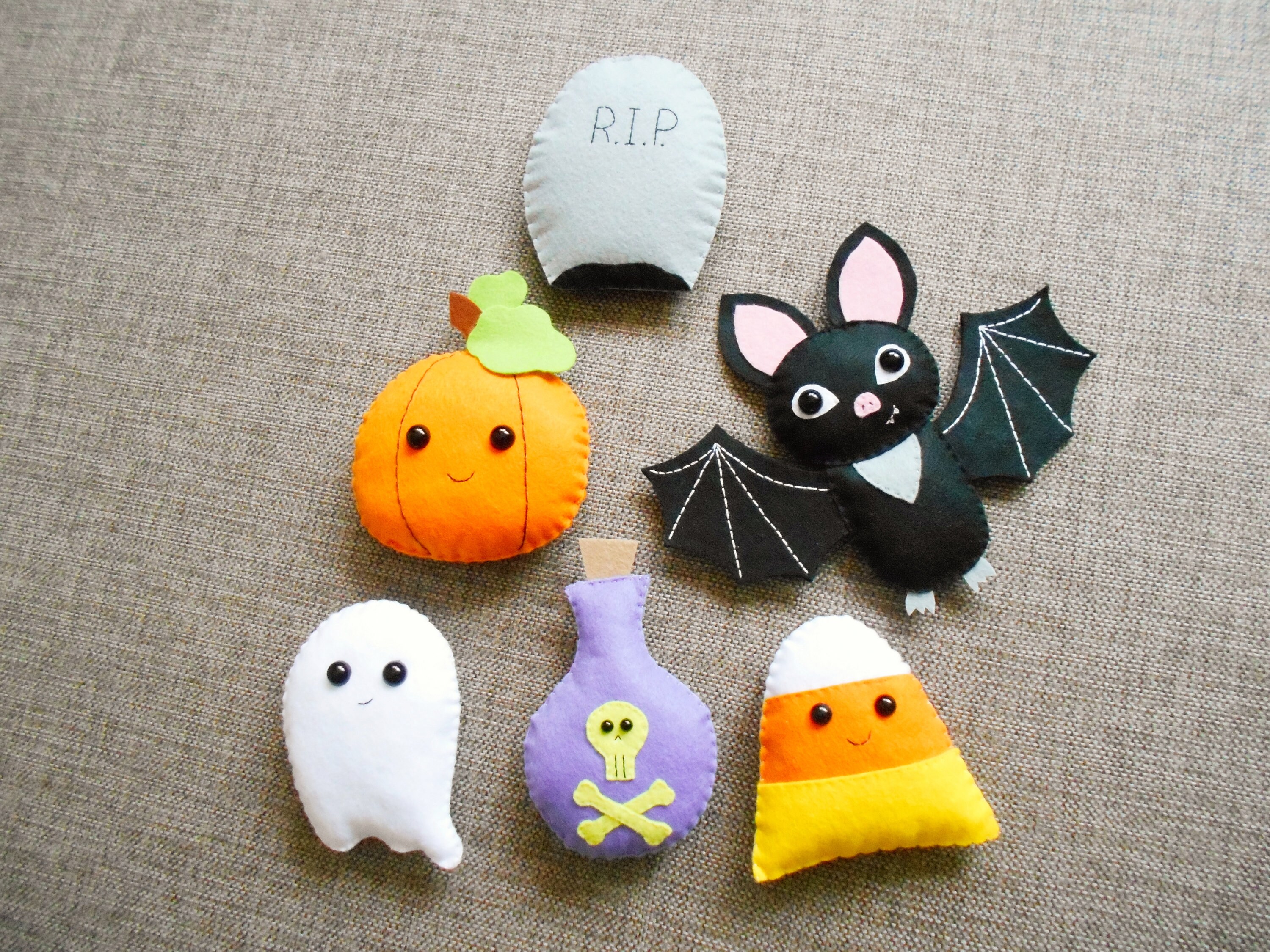 PDF felt pattern halloween PDF pattern halloween PDF halloween | Etsy