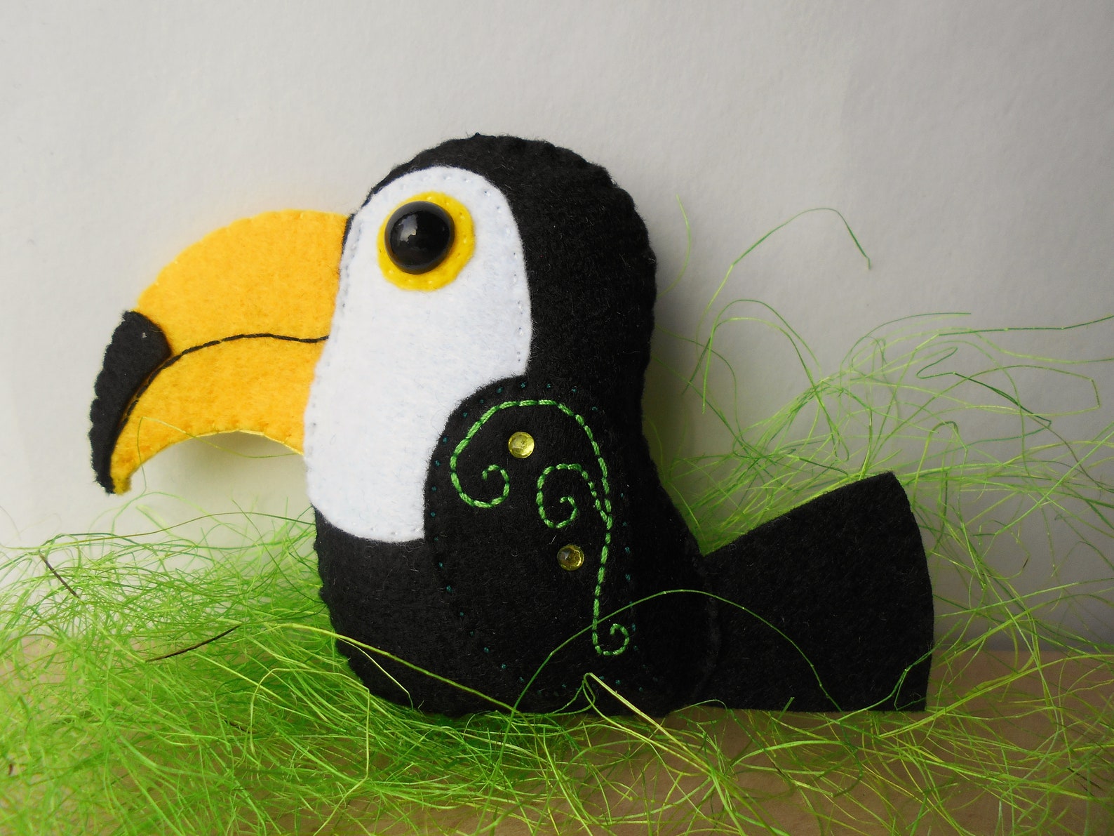 PDF Felt Pattern Toucan Toy PDF Pattern Toucan Tropical Bird - Etsy