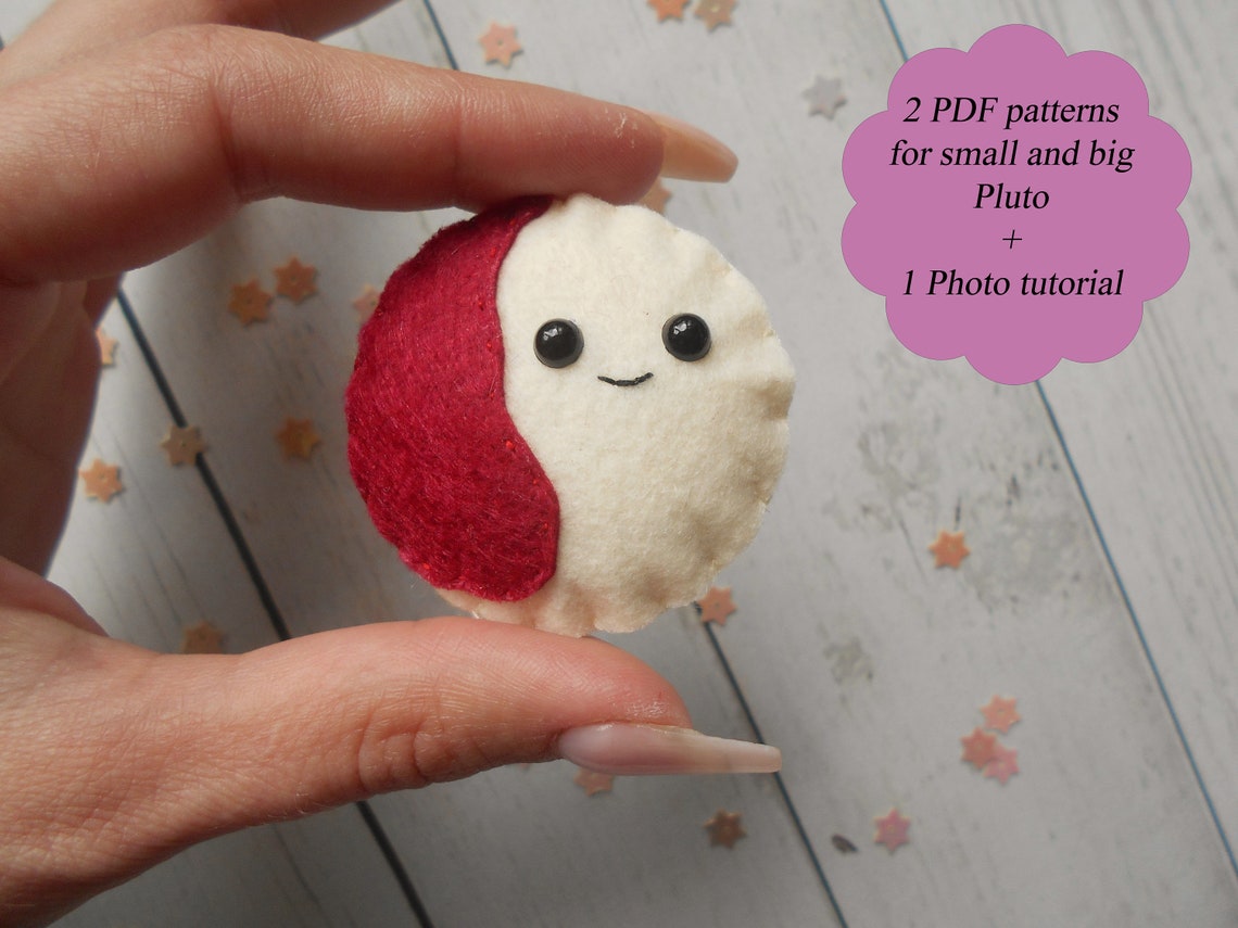 PDF Pluto Pattern PDF Planet Pattern PDF Dwarf Planet Pattern | Etsy