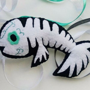 Skeleton Fish Sugar Skull Skeleton Toy Fish Skeleton Halloween Decor ...