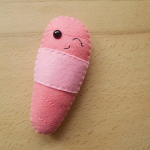 Funny PDF Pattern PDF Toy Pattern PDF Bug Pattern Worm Toy Plush Worm ...