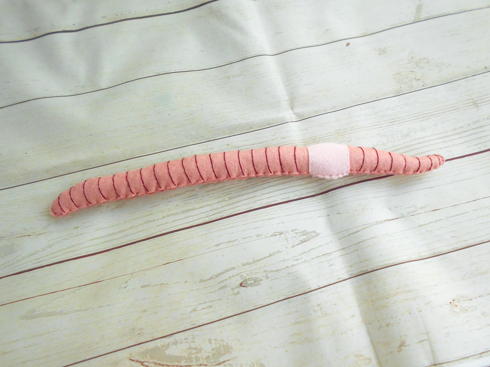 Realistic Earthworm Figure From Felt Soft Worm Realistic Figurine Felt ...