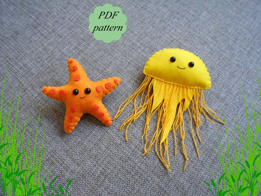 PDF Felt Pattern PDF Sewing Pattern for Women PDF Starfish Pattern ...
