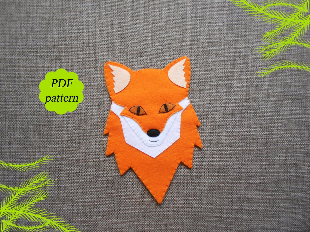 PDF Pattern for Women Sewing PDF Pattern PDF Felt Pattern Fox Pattern ...