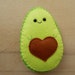 PDF Felt Pattern Plush Avocado Felt Avocado PDF Sewing Pattern Avocado ...