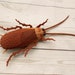 Cockroach Realistic Figure Felted American Cockroach Insect Figure Felt ...