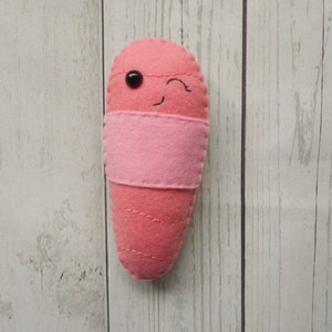 Funny PDF Pattern PDF Toy Pattern PDF Bug Pattern Worm Toy Plush Worm ...