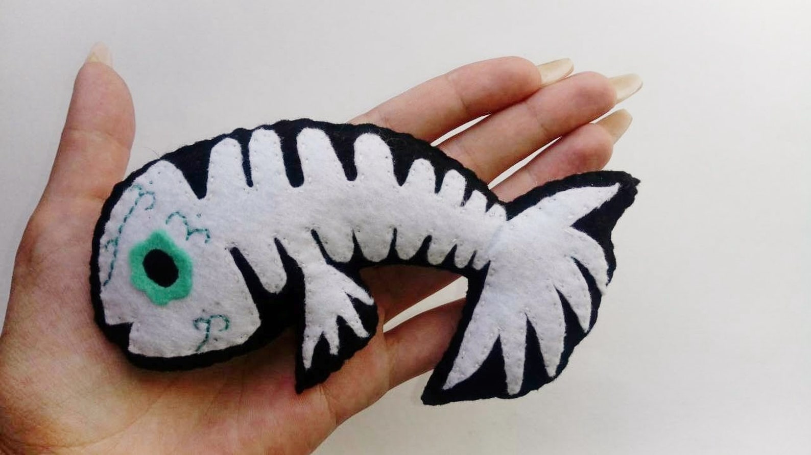 Skeleton Fish Sugar Skull Skeleton Toy Fish Skeleton Halloween - Etsy