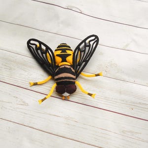 Realistic Plushback Fly From Felt Realistic Palpada Agrorum Felt ...
