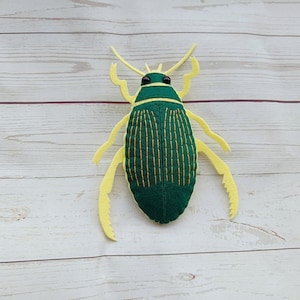 Realistic Great Diving Beetle Felted Great Diving Bug Water Bug From ...