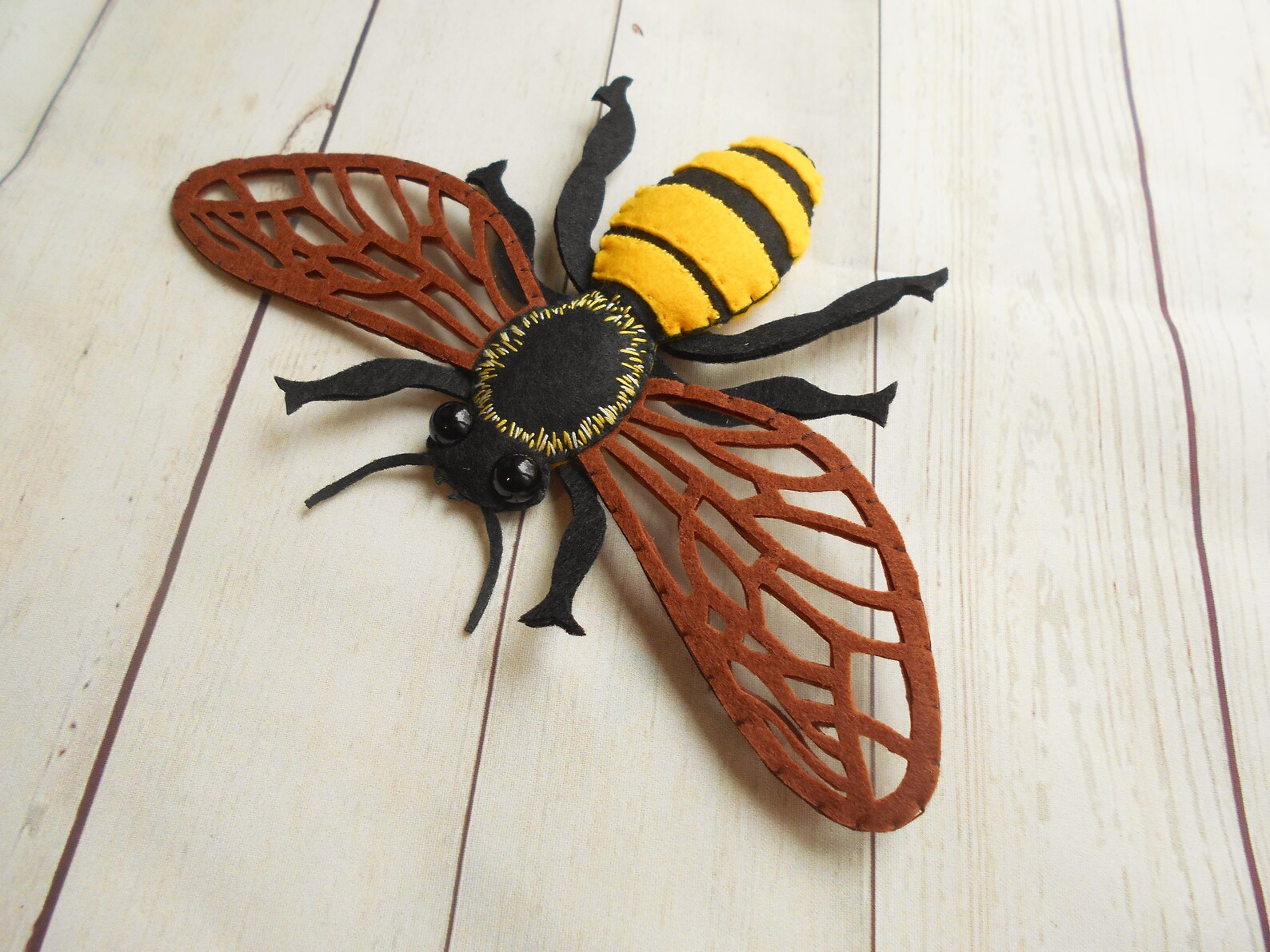 Realistic Felted Honeybee Felt Bee Toy for Kids Educational - Etsy