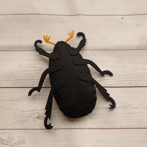 Realistic Grapevine Beetle From Felt Felted Pelidnota Punctata Beige ...