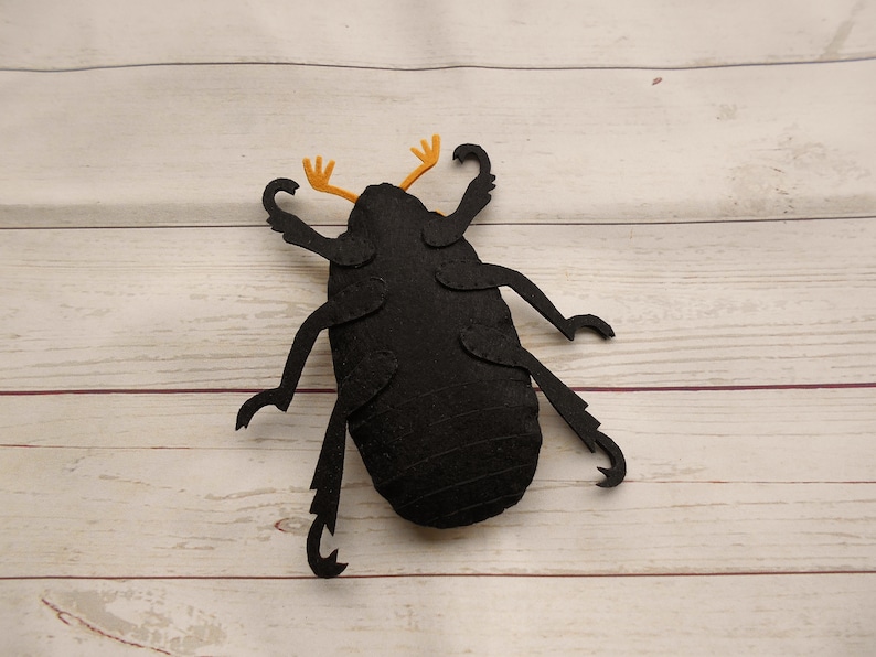 Realistic Grapevine Beetle From Felt Felted Pelidnota Punctata Beige ...