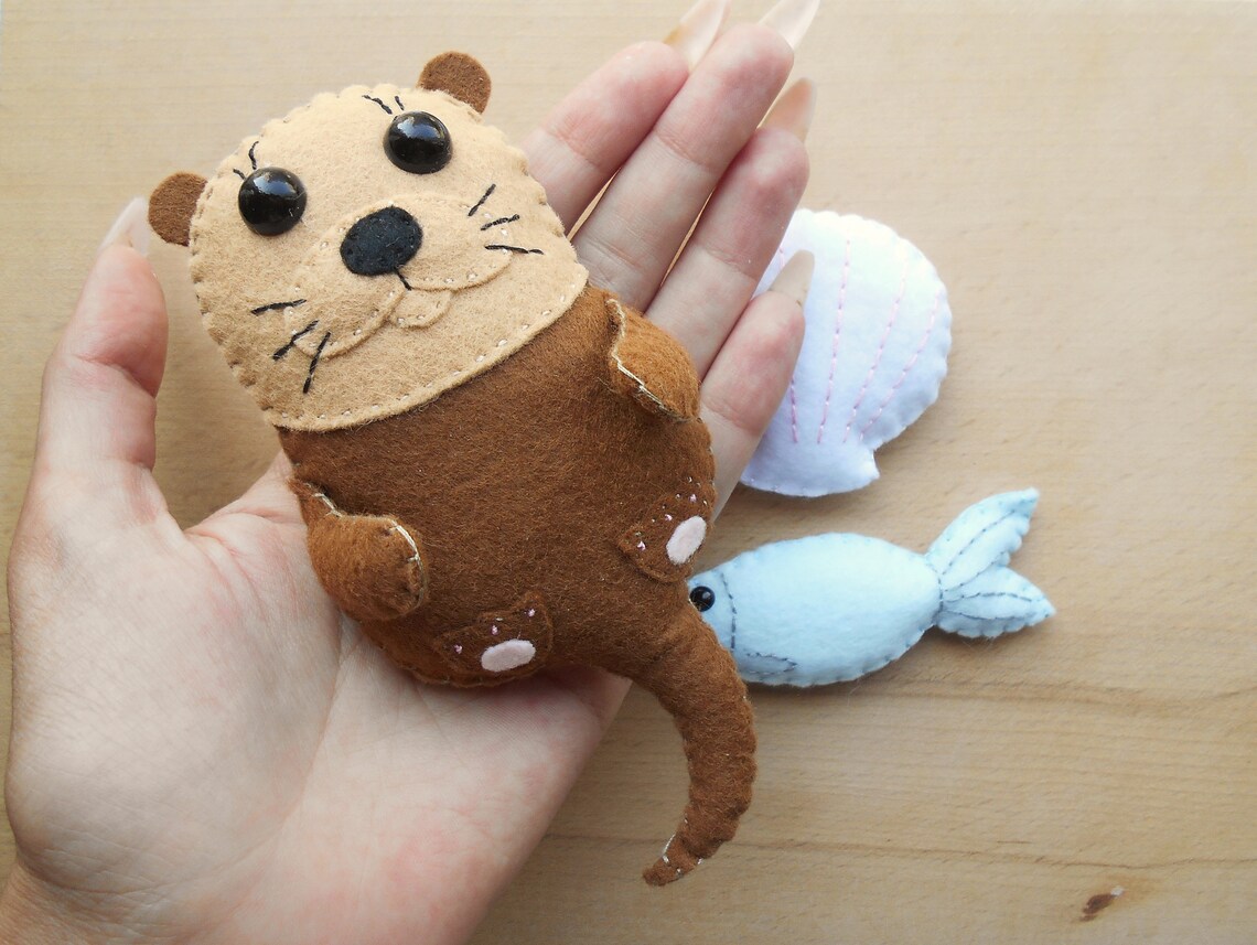 PDF Sewing Pattern for Women PDF Otter Pattern Pdf Felt Pattern Sewing ...