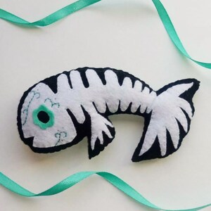 Skeleton Fish Sugar Skull Skeleton Toy Fish Skeleton Halloween Decor ...