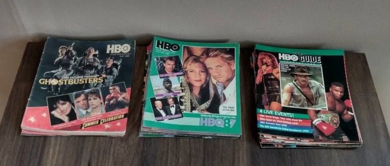 30 Vintage HBO Guides 1986 1987 1988 HBO Movies From the 80s Booklets ...