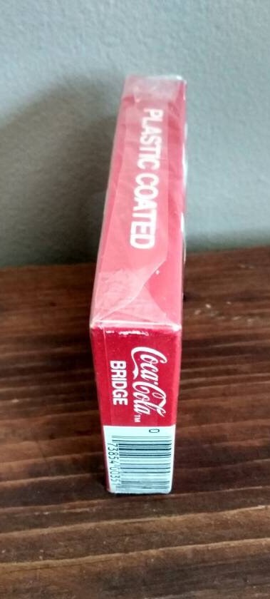 Double Logo Coca Cola Playing Cards Bridge Deck Unopened Factory Sealed ...