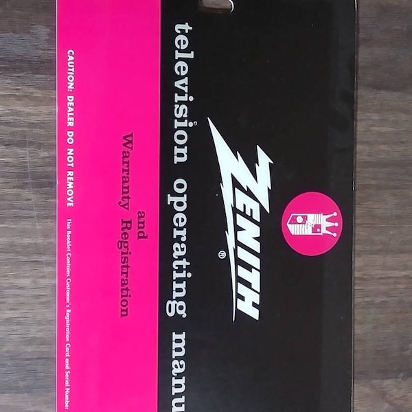 Zenith Manual - Etsy