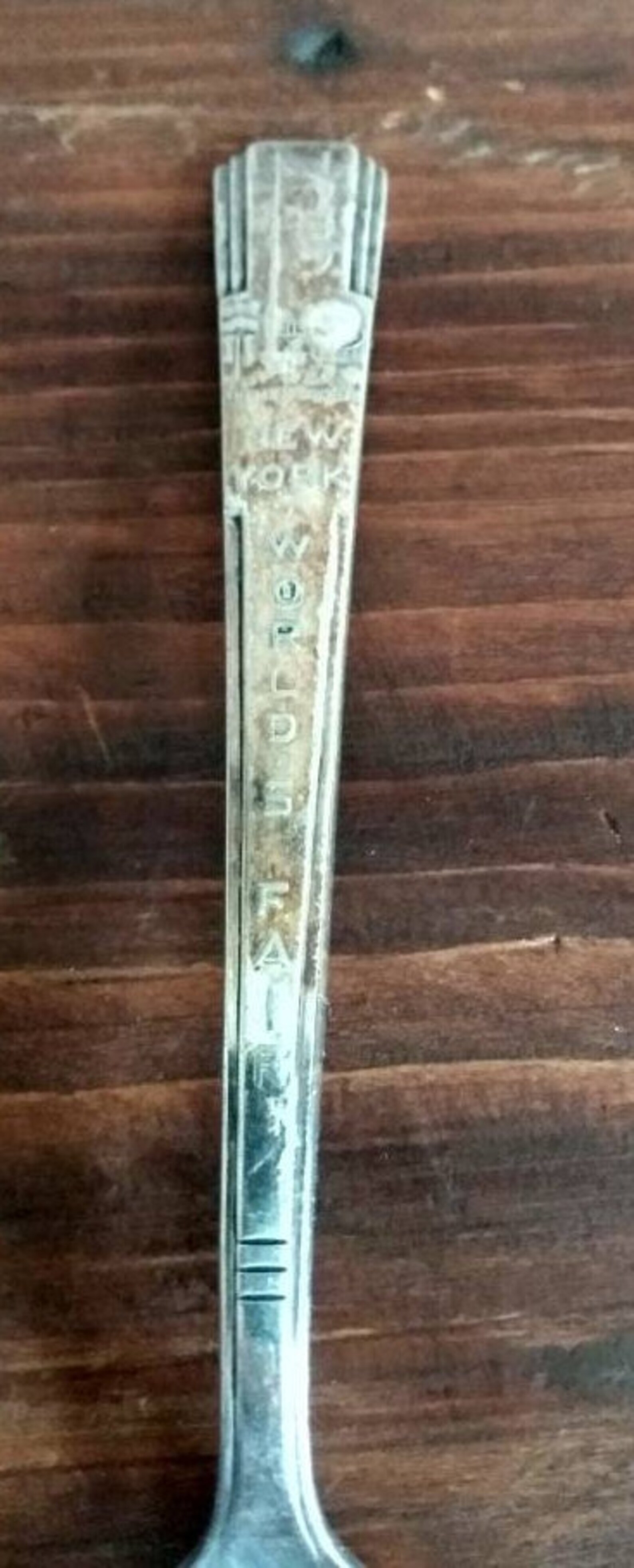New York Worlds Fair Silver Plated Spoon 1939 Railroad Transportation ...