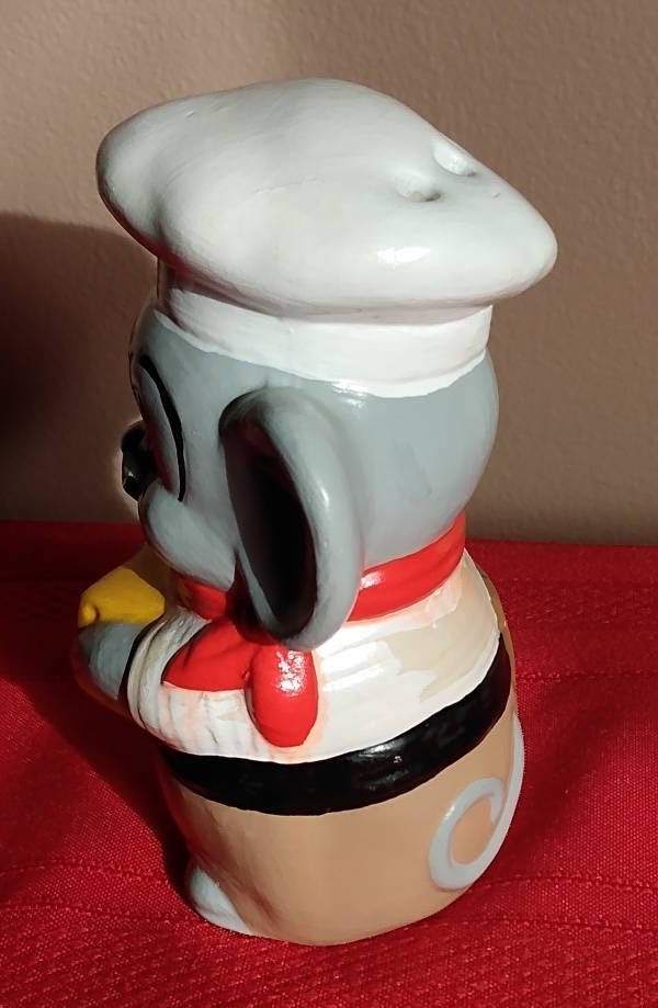 Vintage Mouse Cheese Shaker With Chef Hat Pottery - Etsy