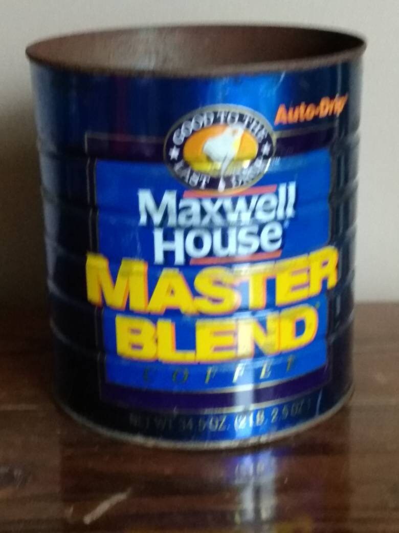 Maxwell House Auto Drip Master Blend Coffee Tin Can 34.5oz - Etsy